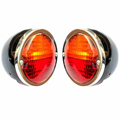 Classic Vintage Tail Lights Hot Rat Street Rod Tail Lights Red Ford ...