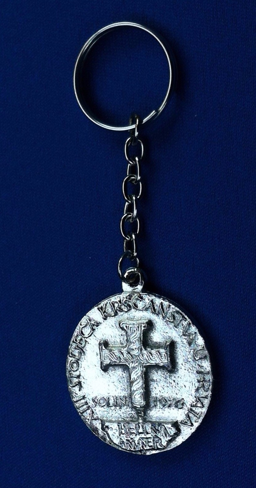 OLD VINTAGE KEYCHAINS -HELENA MATER SOLIN 976 - 1976 CROATIA HRVATSKA ...