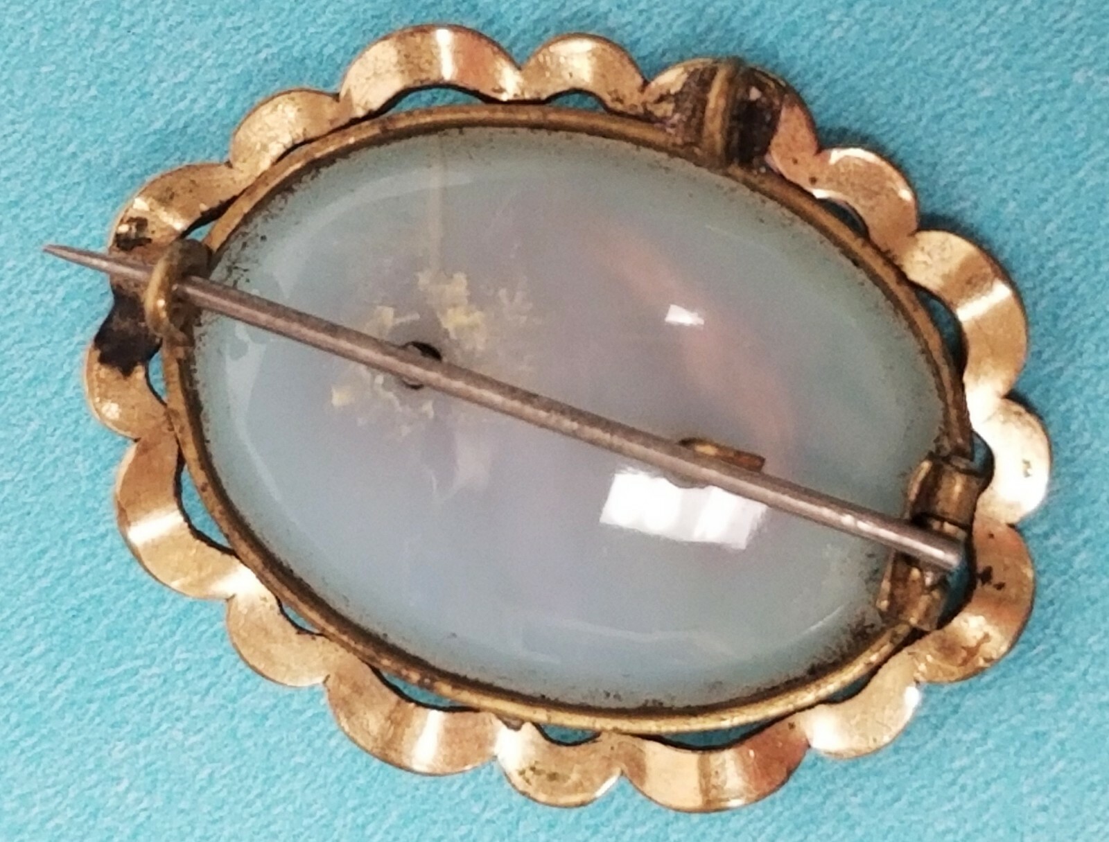 Antique Victorian Opaline Glass Turquoise Ruby Forget… - Gem