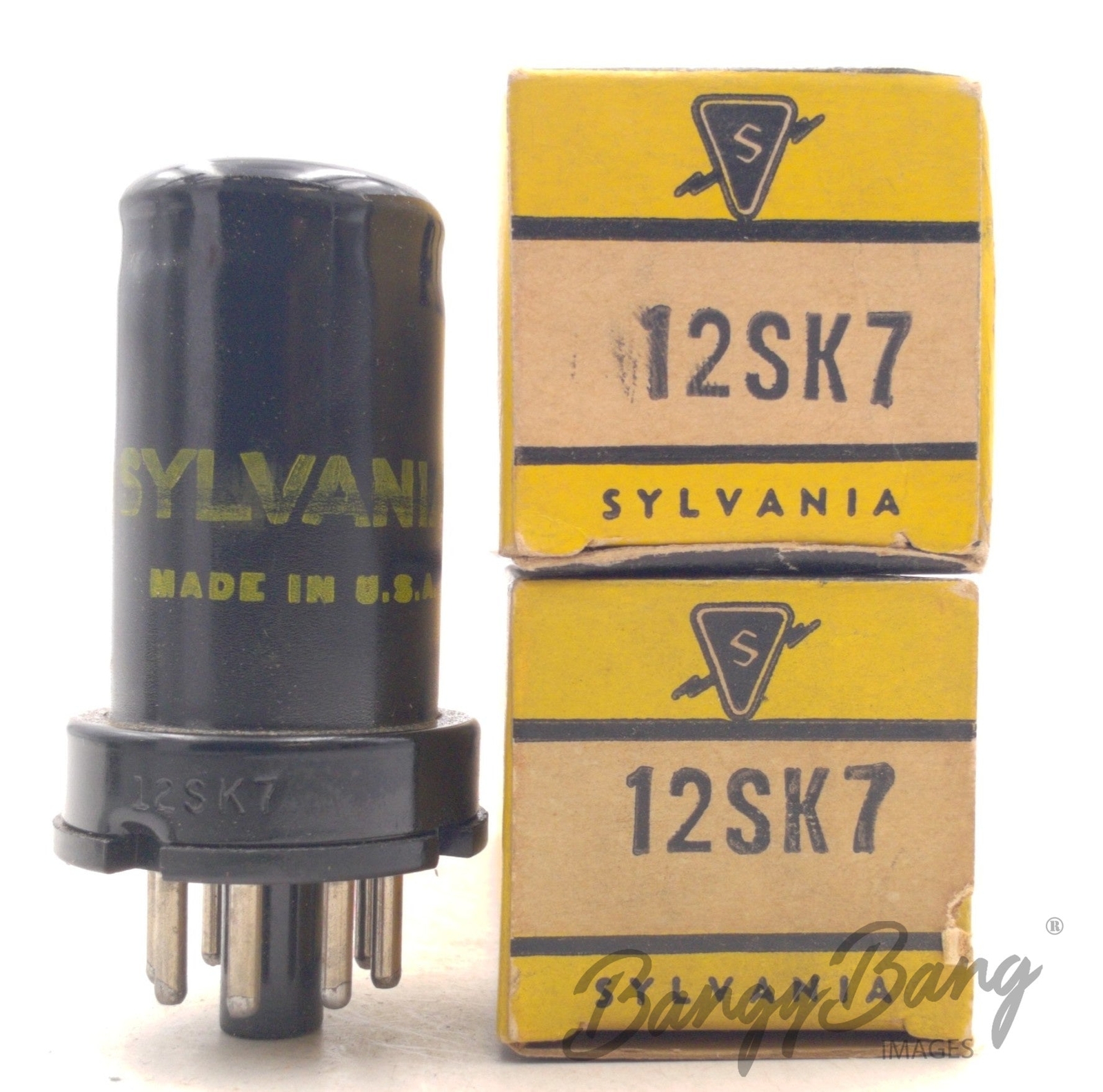 2 Sylvania 12SK7/VT-131/CV543 RF IF Amplifier Superhet Receiver Audio ...
