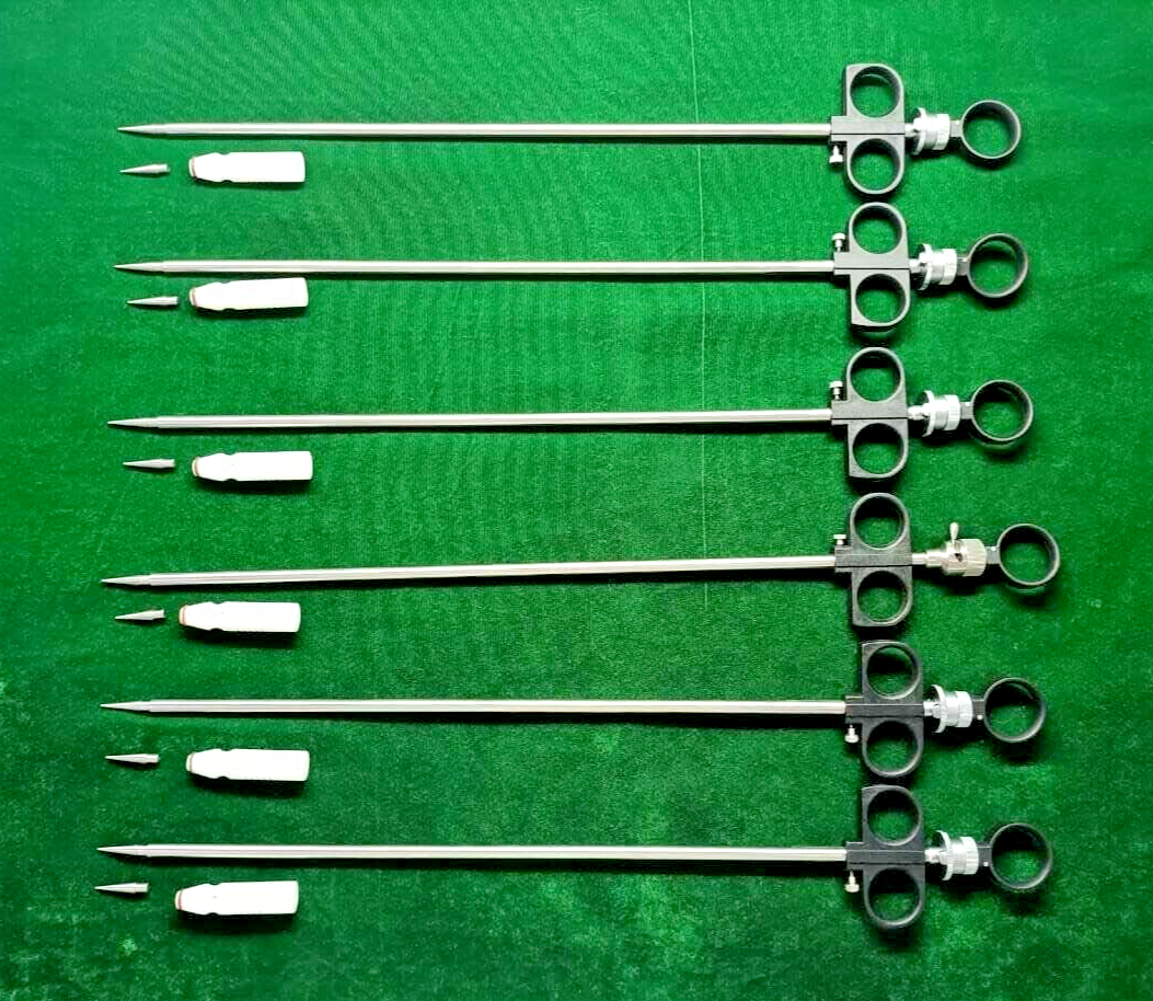 6pc Laparoscopic Gynecology Tubal Ring Applicator 7mmx330mm Reusable ...