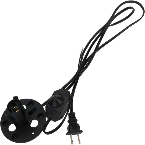 Plug Cord E12 Bulb Base with Dimmer Switch Dimmer Switch Wire Salt Rock ...