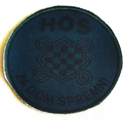 CROATIA ARMY - HOS - ZDS- USTASA grey sleeve patch | eBay