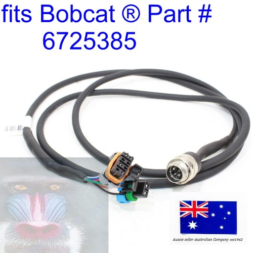 fits Bobcat 7 Pin Attachment Harness Connector ACD Input Wiring 6725385 ...