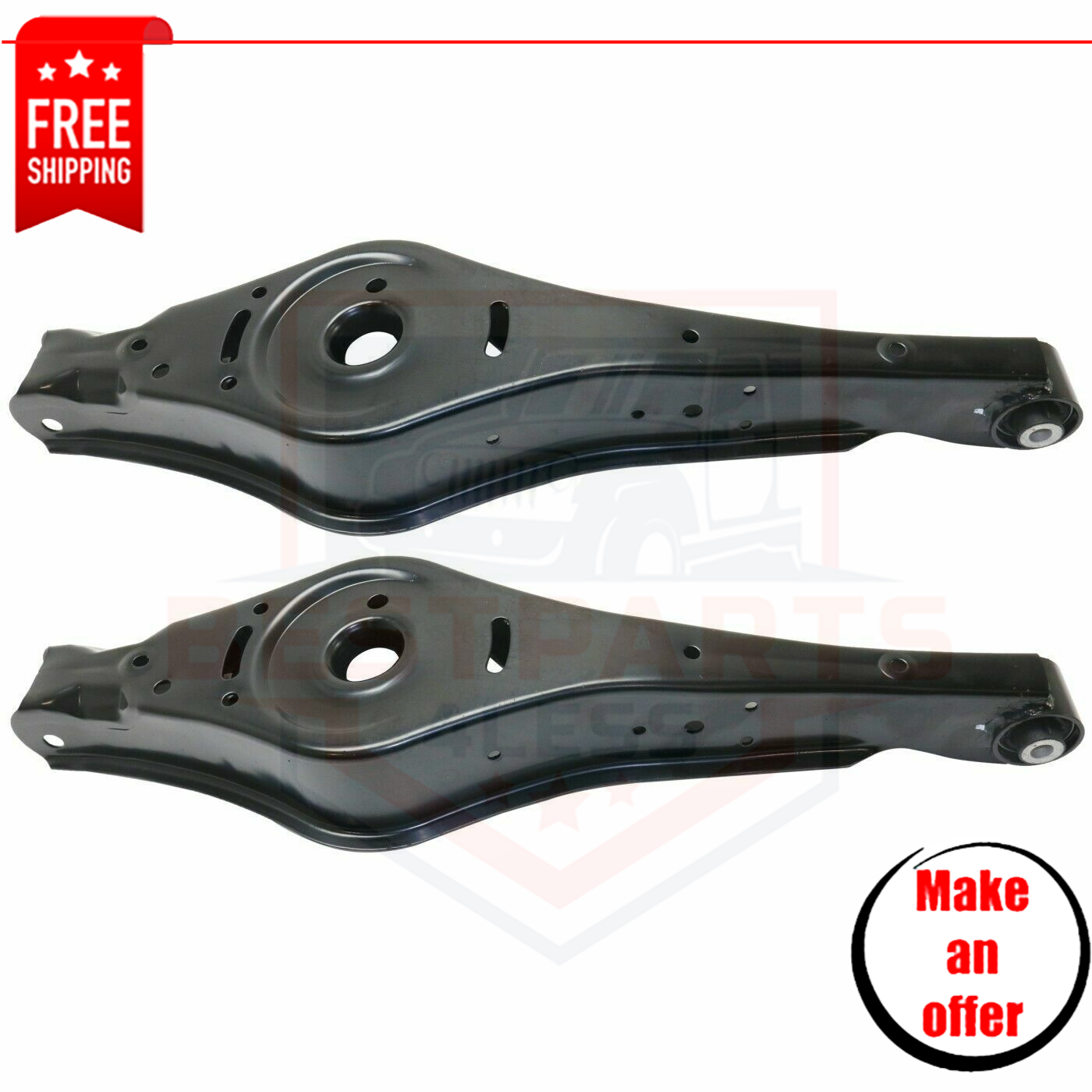 NEW Set of 2 Rear Lower Control Arm for Audi A3/Q3 & VW Beetle/Golf ...