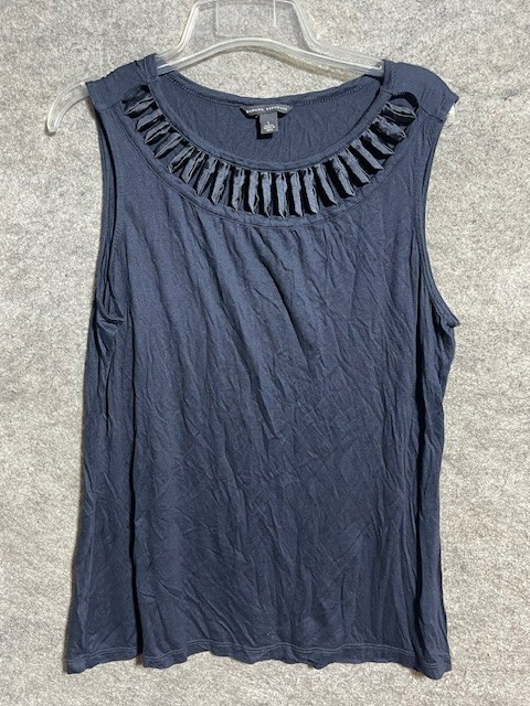 Banana Republic Tank Top Womens L Lyocell Rayon Sleeveless Round Neck ...