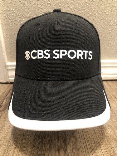 CBS Sports Logo Hat Black Strapback Adjustable OSFM | eBay