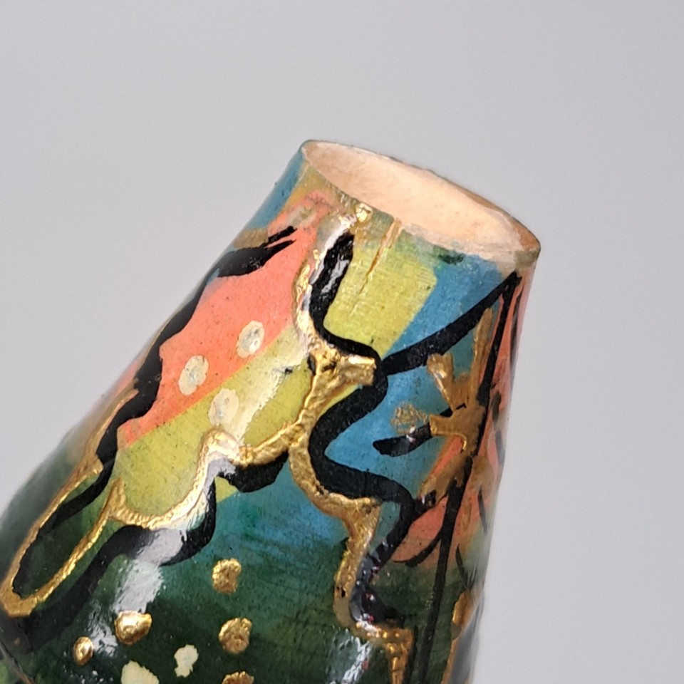 Vintage Russian Christmas Tree Matryoshka Nesting Doll, Santa & Snowman ...