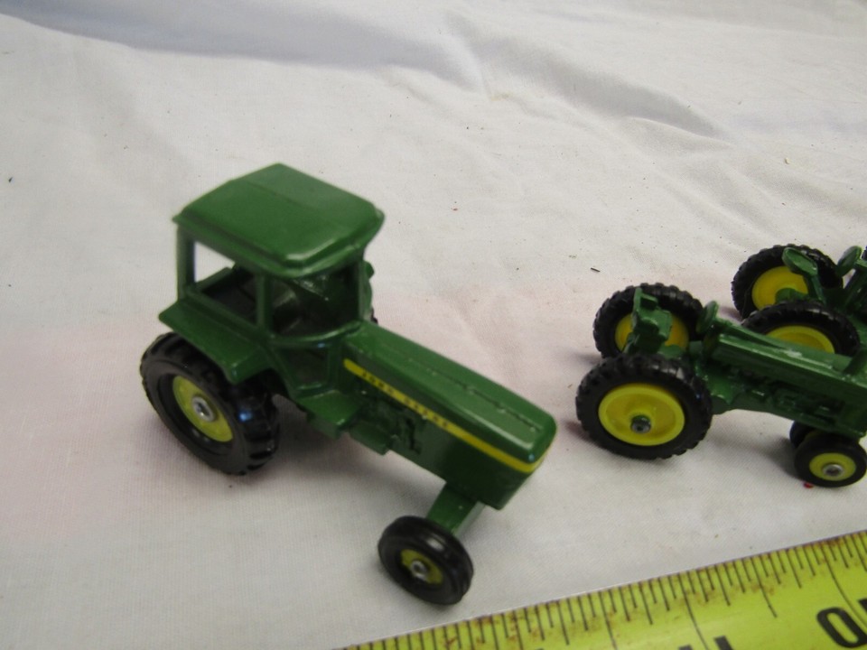 LOT ERTL FARM TRACTOR JOHN DEERE 1/64 SCALE NARROW FRONT GROUP MINI ...