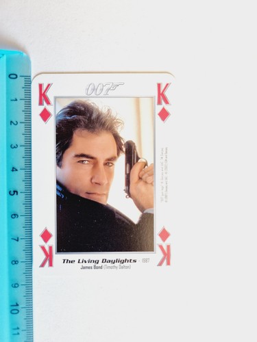 Paper Timothy Dalton The Living Daylights Agent 007 James Bond Vintage ...