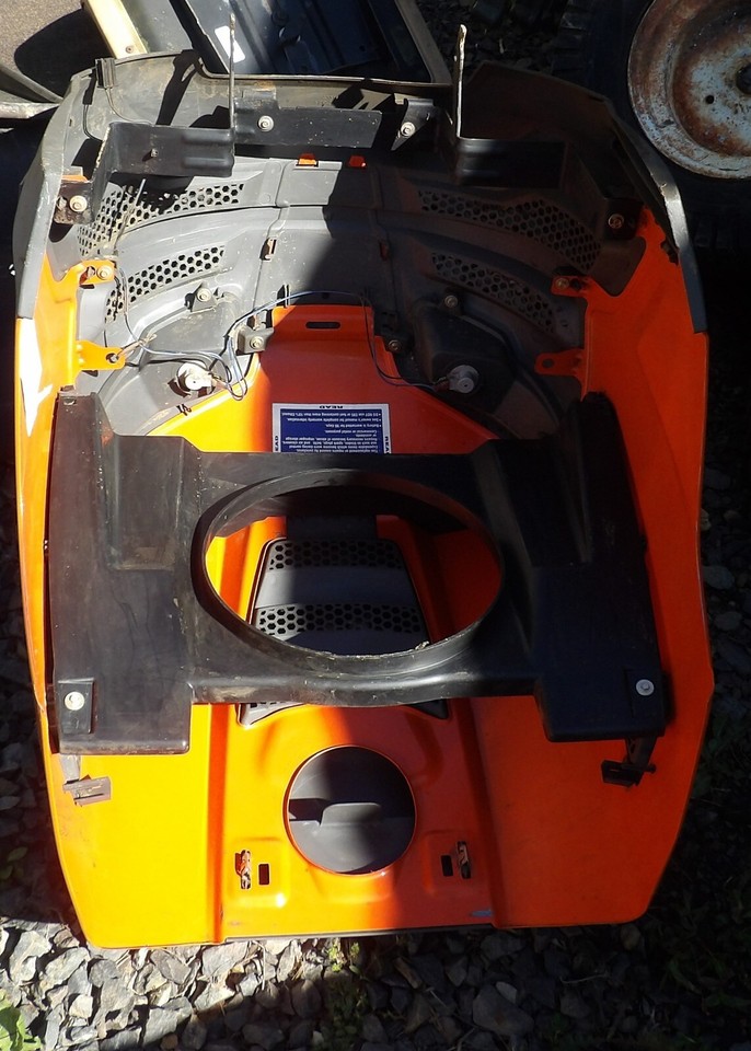 husqvarna riding lawn mower hood read description | eBay