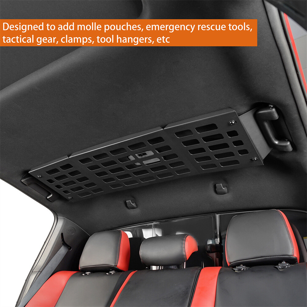 Steel Overhead MOLLE Grid Storage Panel for 2016-2023 Toyota Tacoma ...