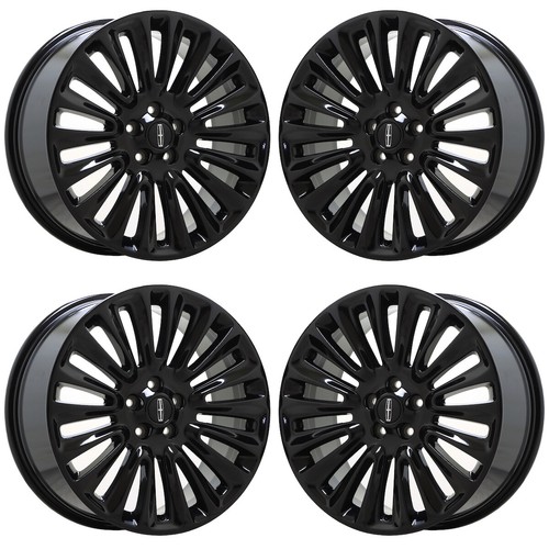 19" Lincoln MKZ Gloss Black wheels rims Factory OEM set 3954 | eBay
