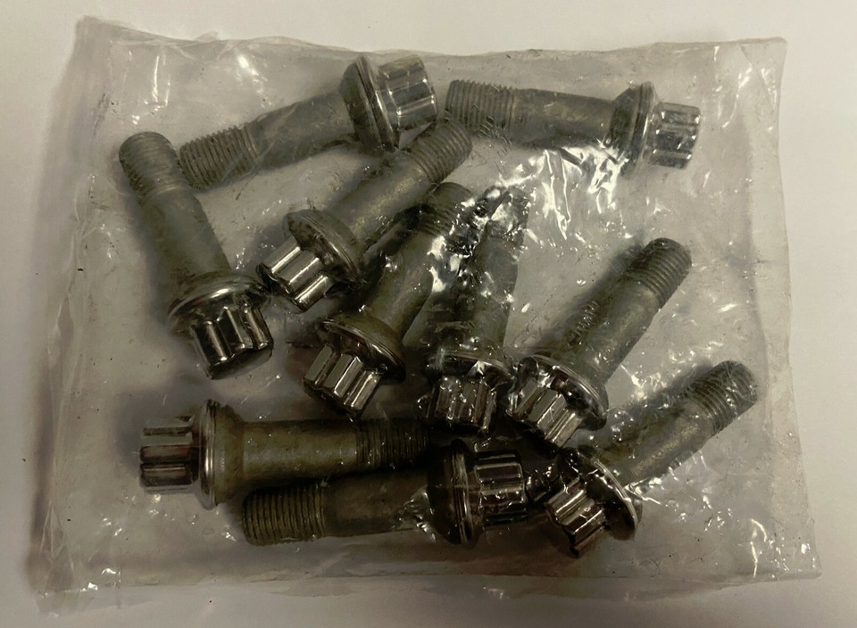 Set of 10 Genuine Mercedes-Benz Wheel Bolts OEM# A0009905407 Made in ...