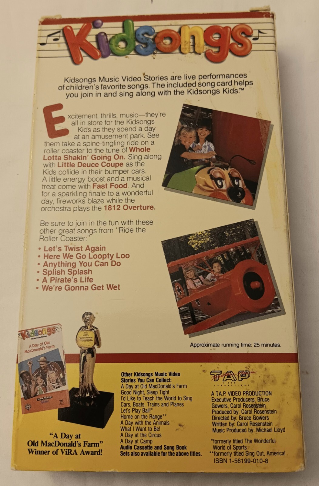 Kidsongs - Ride the Roller Coaster (VHS) 75993816334 | eBay