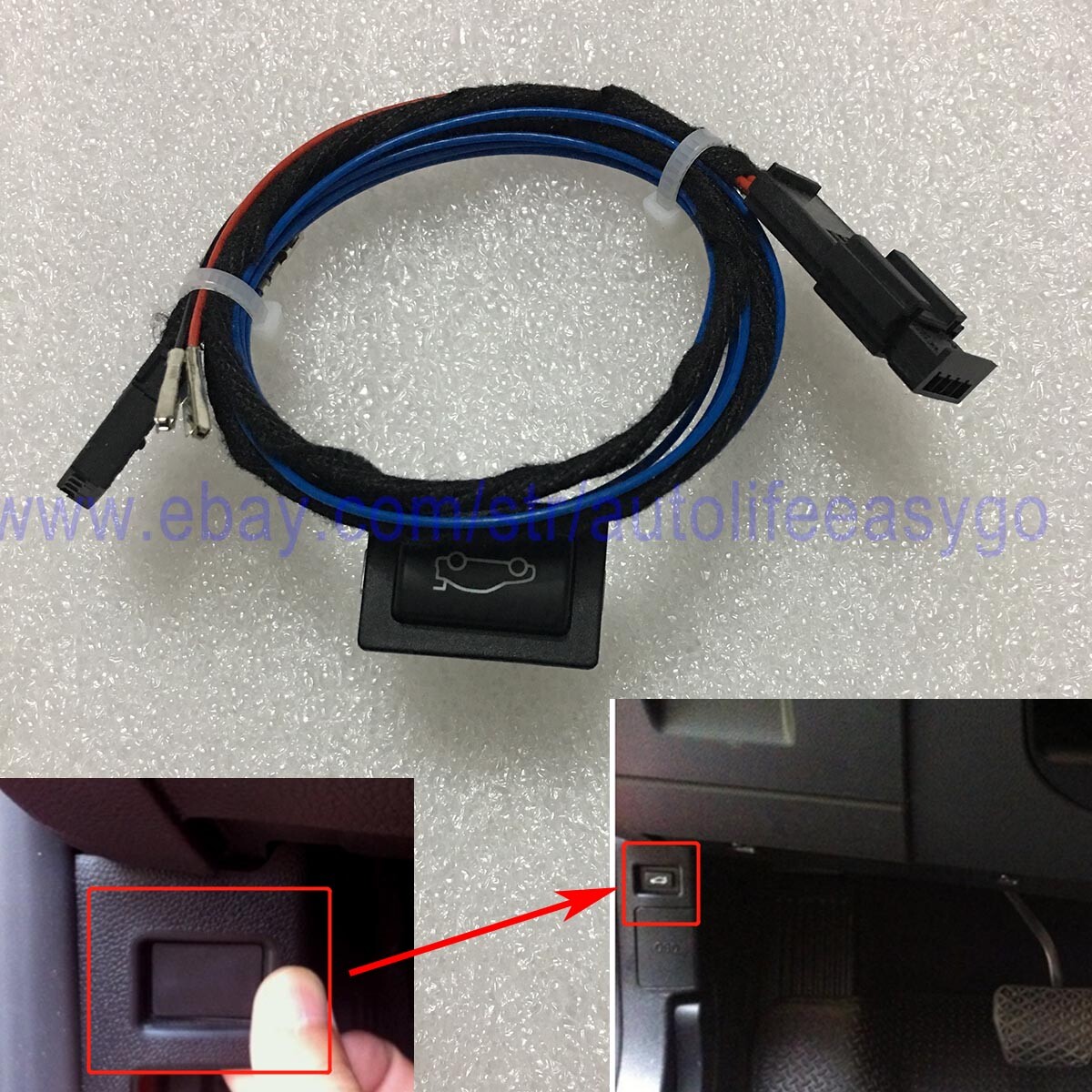 Trunk Unlocking Switch Button Cable Harness for BMW F20 F30 F35 F10 F11 ...