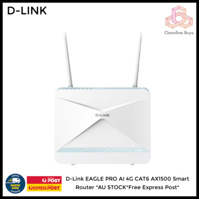 D-Link EAGLE PRO AI 4G CAT6 AX1500 Smart Router - G416 *AU STOCK ...