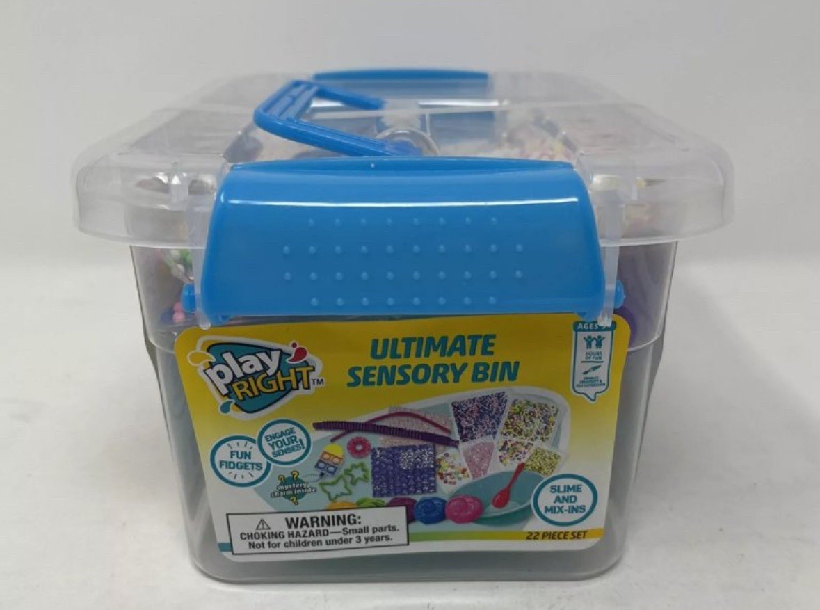 Play Right Ultimate Sensory Bin, Slime And Mix-Ins: Beads, Glitter, New ...