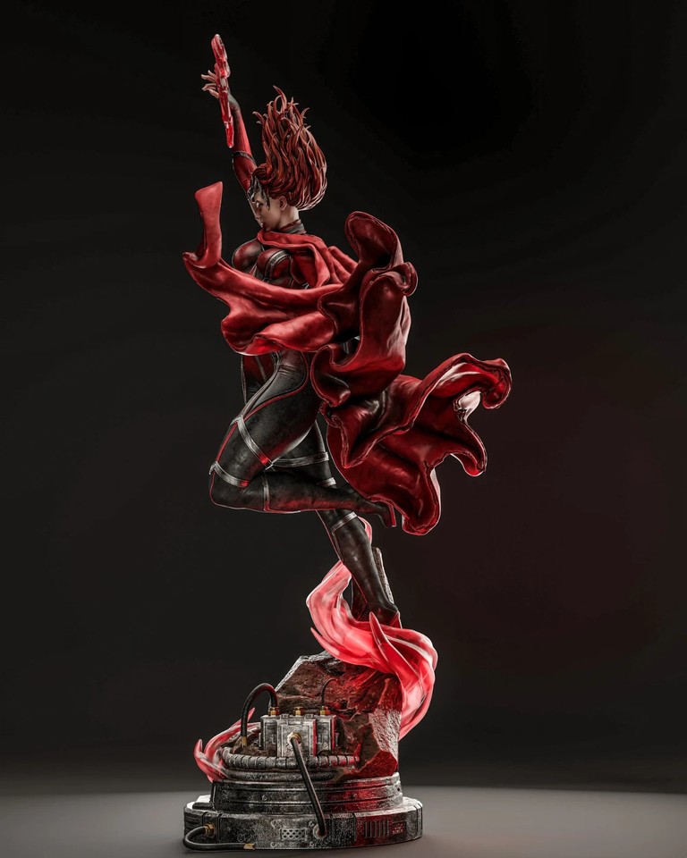 Wanda Maximoff - Marvel - Model Kit Painted/Unpainted 3d Print GK ...