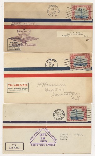 US - 3 Airmail Covers Lot # 99 | eBay