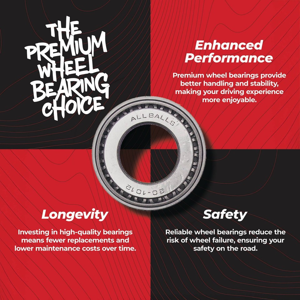 All Balls 25-1008 Front Wheel Bearing Seal Kit For Polaris Magnum 425 ...