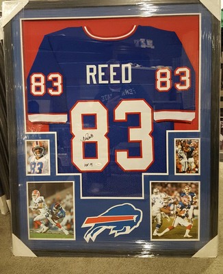 ANDRE REED AUTOGRAPHED BUFFALO BILLS JERSEY FRAMED. HOF 14 JSA COA | eBay