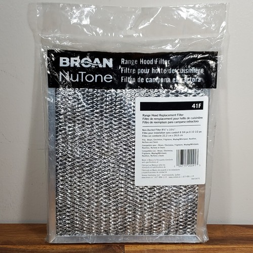 Broan NuTone 41F Silver Range Hood Filter 8-3/4 x 10-1/2”- Brand New ...