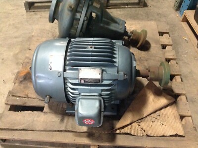 U.S Electrical Motors C04-6792A-M Motor 15 HP 460 V 1750 RPM 284U JAD ...
