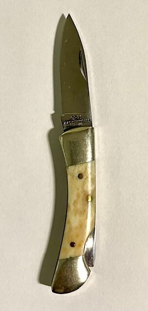 Pocket Knife GPI 1 440 stainless steel Japan Made Eagle White | eBay