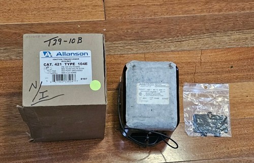 ALLANSON 421 TYPE 104E IGNITION TRANSFORMER 120 V 23 MA MID PT GROUND ...