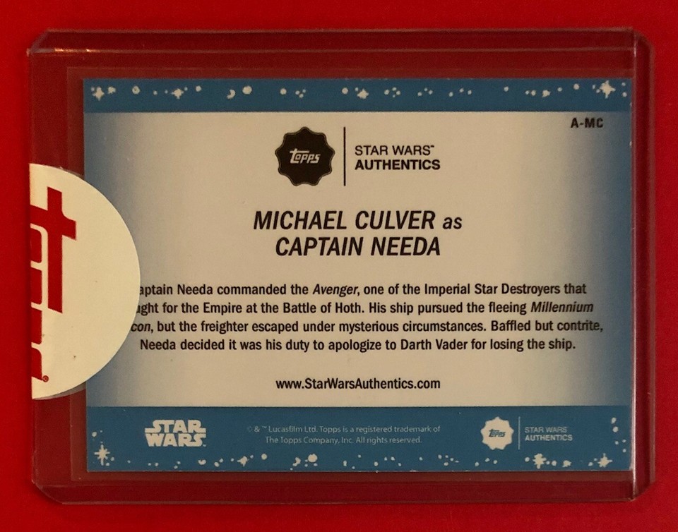 2019 Star Wars Authentics Captain Needa 27/99 Series Two #4 A-MC | eBay