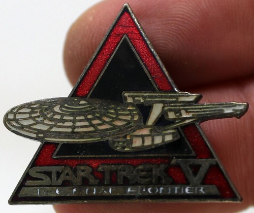 1989 Star Trek V: The Final Frontier Enterprise Pin | eBay