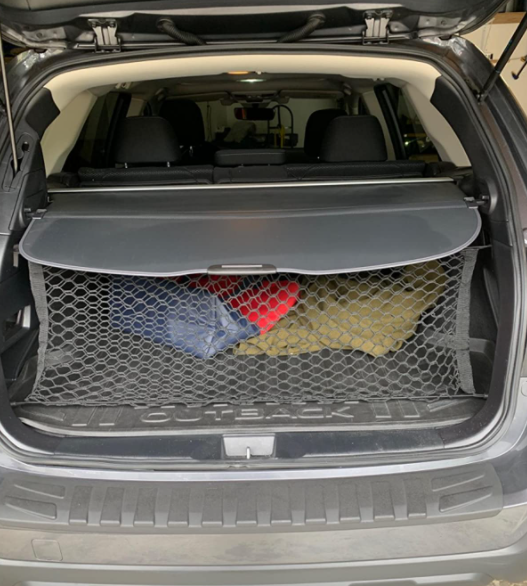 Rear Trunk Envelope Style Organizer Cargo Net for SUBARU OUTBACK 2015 ...