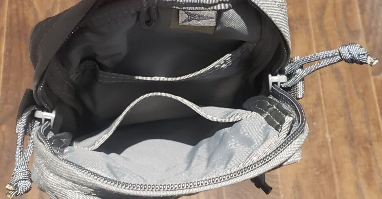 FirstSpear divided stash pocket Foliage green 6/9 MOLLE GP zipper ...