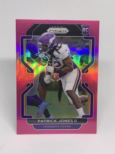 2021 Panini Prizm Football Pink Prizm Patrick Jones II #437 Rookie Vikings | eBay