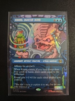 Krang, Master Mind (Showcase) Teenage Mutant Ninja Turtles Foil | eBay