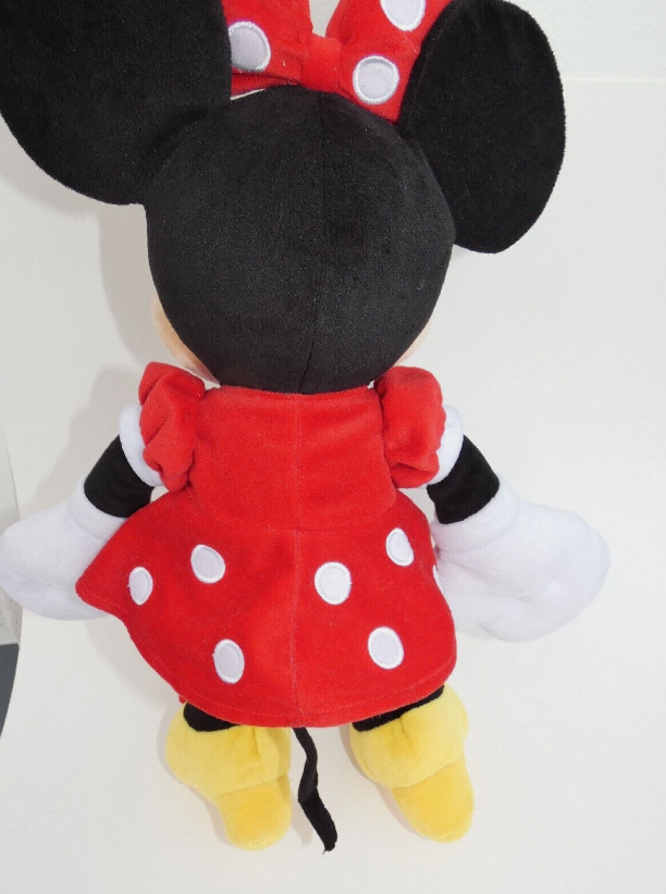 Disney Minnie Mouse Plush 18" Soft Doll Large Polka Dot Stuffed Animal ...