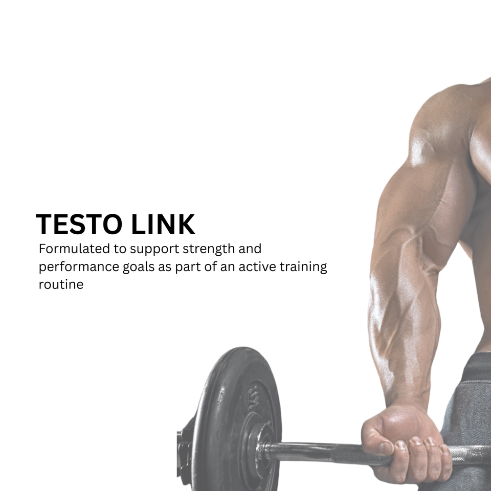 TESTO LINK Capsules for Men – Daily Food Supplement | 1 Month Supply ...
