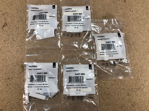 5PK Honeywell Home 945T-WH Mini Surface Mount Contact with Terminals ...