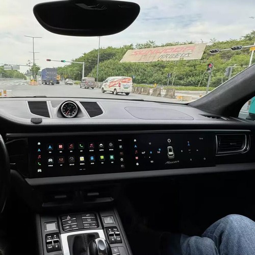 Dual Screen Car Radio Vertical Screen Stereo GPS 4G For Porsche Macan ...