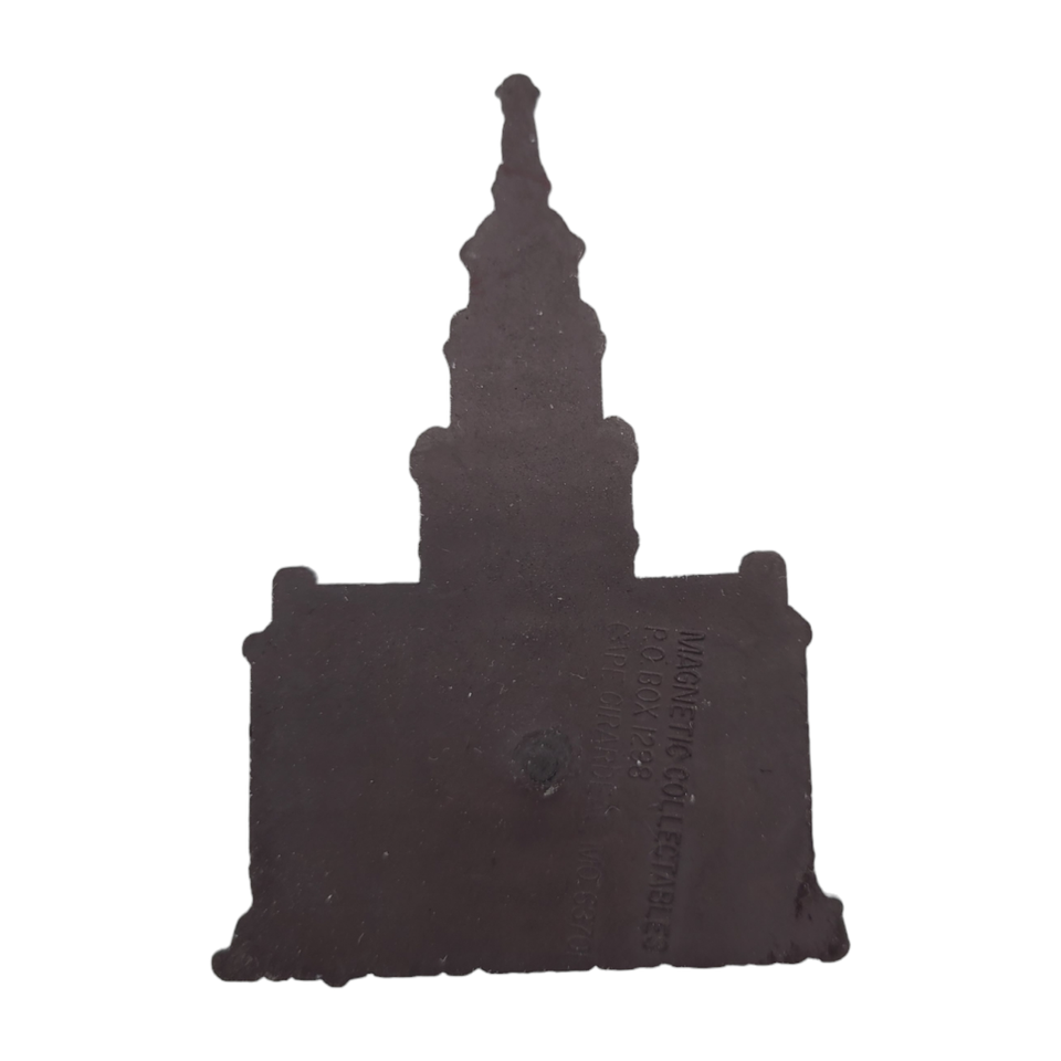 Vintage Philadelphia Philly Independency Hall Red & White Rubber Fridge ...