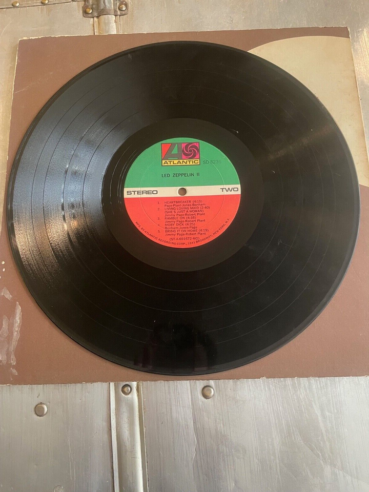 LED ZEPPELIN ‎– Led Zeppelin II Vinyl LP 1969 Atlantic ‎– SD 8236 ...