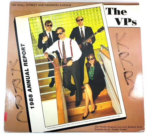 The VPs – 1988 Annual Report 1987 Vinyl LP Record Rock New Wave Pop ...