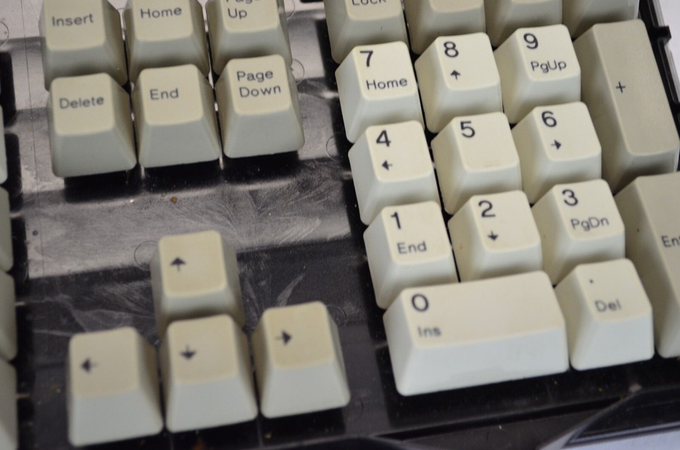 IBM Model M Keyboard Keycaps Buckling Spring GENUINE Caps & Key ...