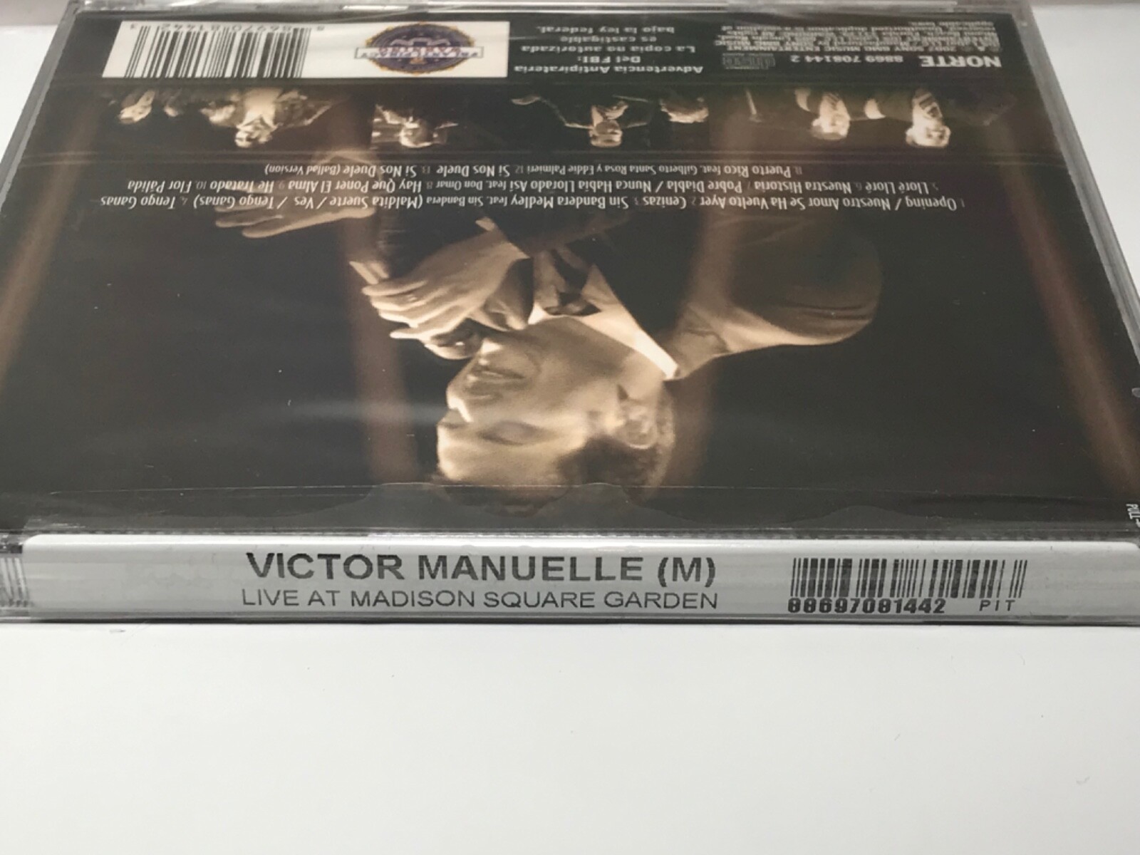 Live from Madison Square Garden by Víctor Manuelle (CD, Oct-2007, Sony ...