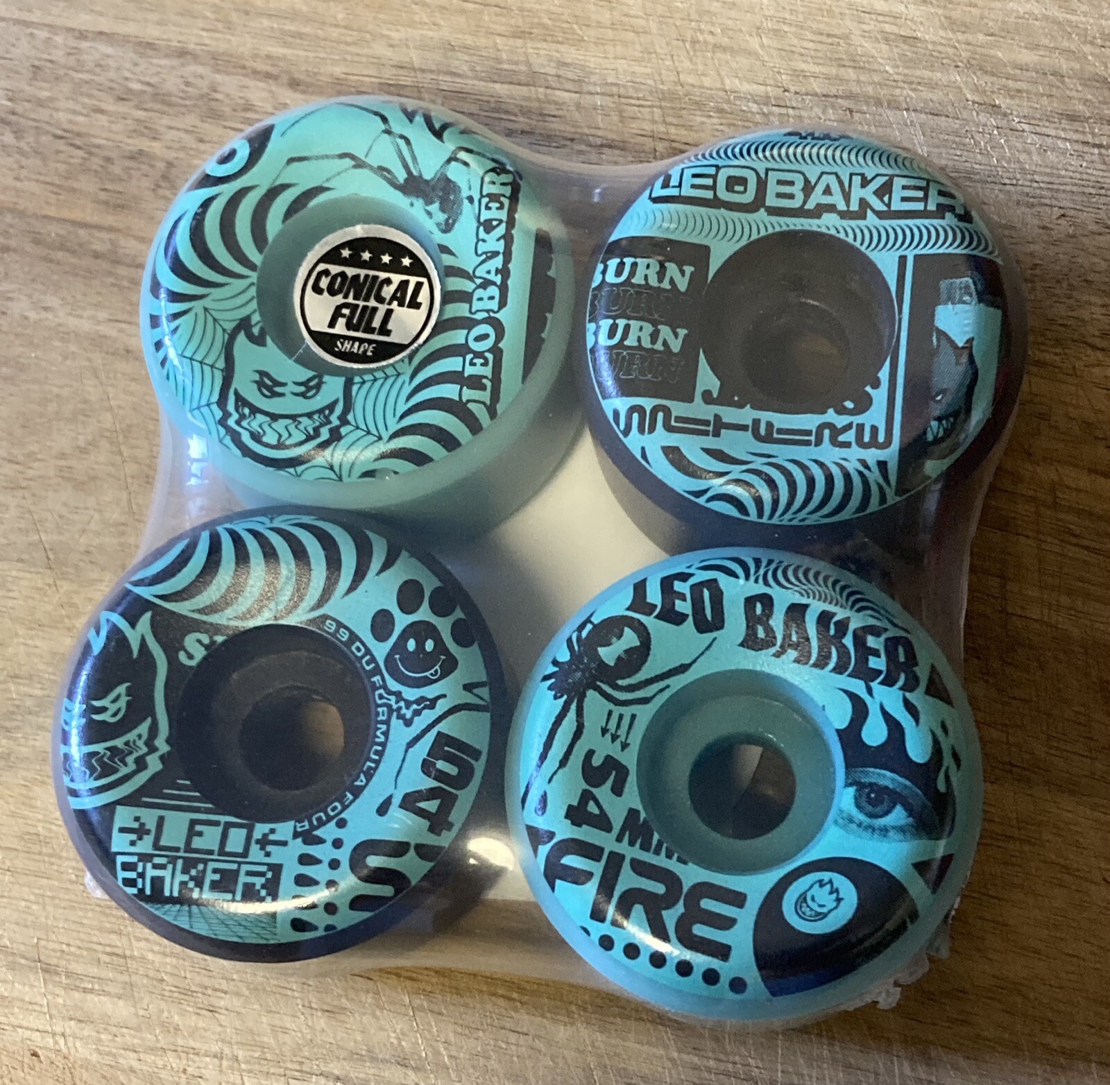 New Leo Baker Spitfire Conical Full Formula Four 99a 54mm Wheels | eBay