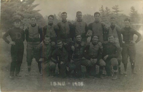 Real Photo Postcard Illinois State Normal University Football Team ...