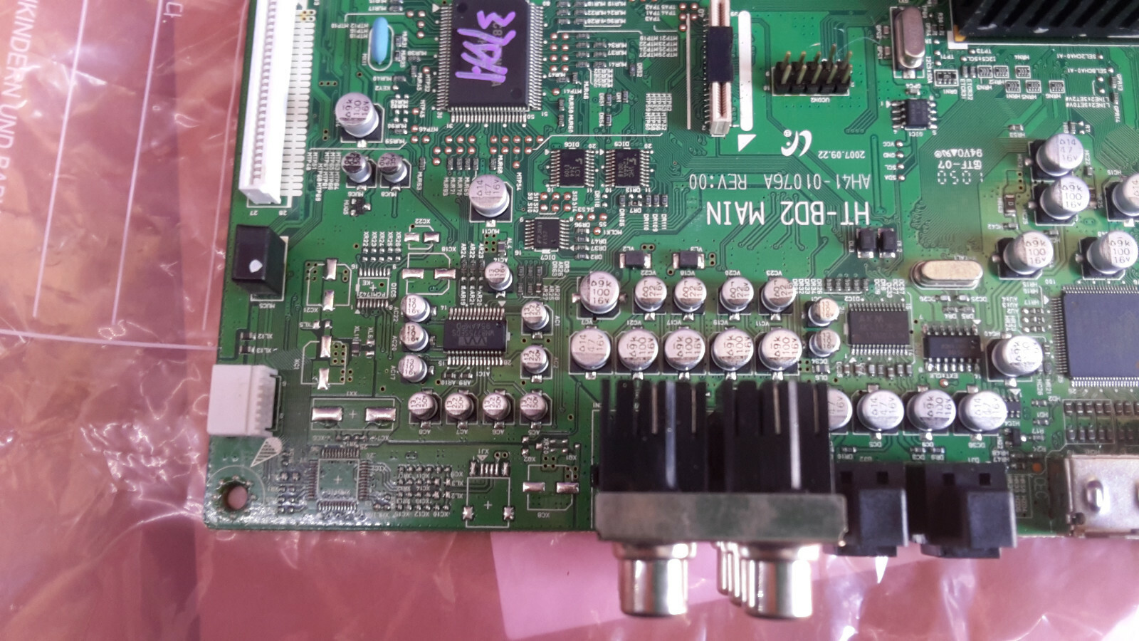 GENUINE SAMSUNG HT-BD2 REV:00 MAIN UNIT CIRCUIT BOARD AH41-01076A ((NEW ...