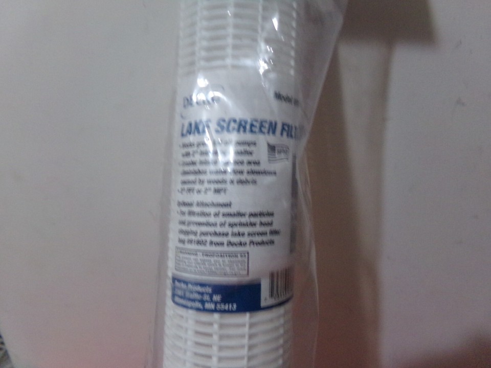 Superior Pump 2 in. FNPT Lake Screen Filter | eBay