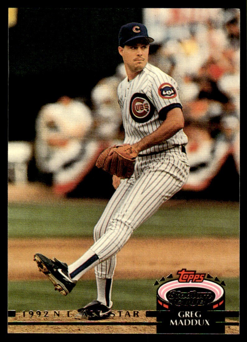 1993 Topps Stadium Club Murphy #126 Greg Maddux Chicago Cubs | eBay